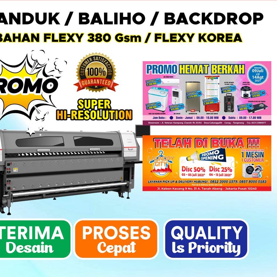 Jual PROMO Cetak Spanduk - Cetak Baliho - Cetak Banner - Flexi 280gsm | Shopee Indonesia