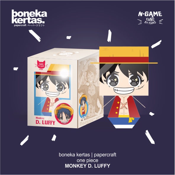 Jual Action Figure Paper Craft Anime One Piece Luffy | Shopee Indonesia