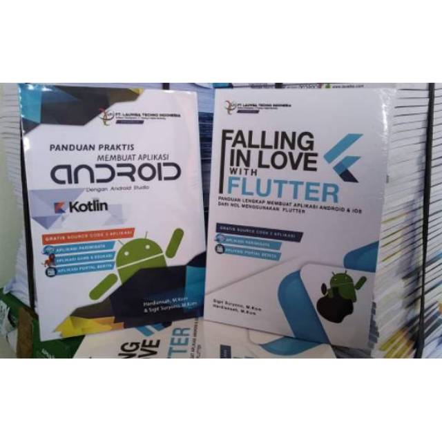 Jual Buku Paket Flutter Dan Android Membuat Aplikasi Android Dan IOS ...