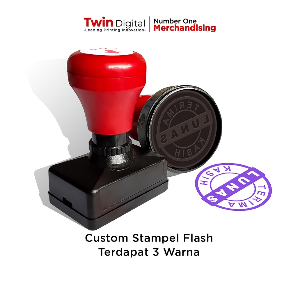 Jual Twindigital Cetak Stampel Flash Custom Termurah - Stampel | Shopee ...