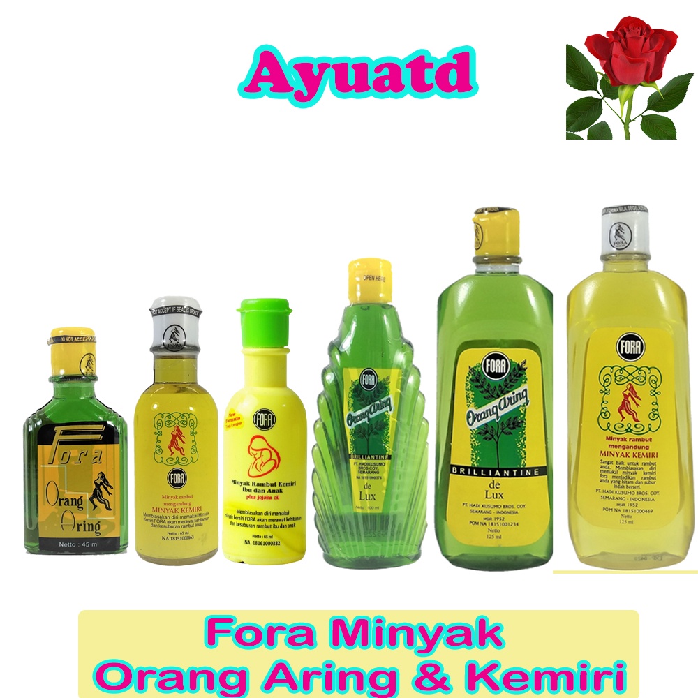 Jual Fora Minyak Orang Aring/ Fora Minyak Kemiri Minyak Penumbuh Rambut ...