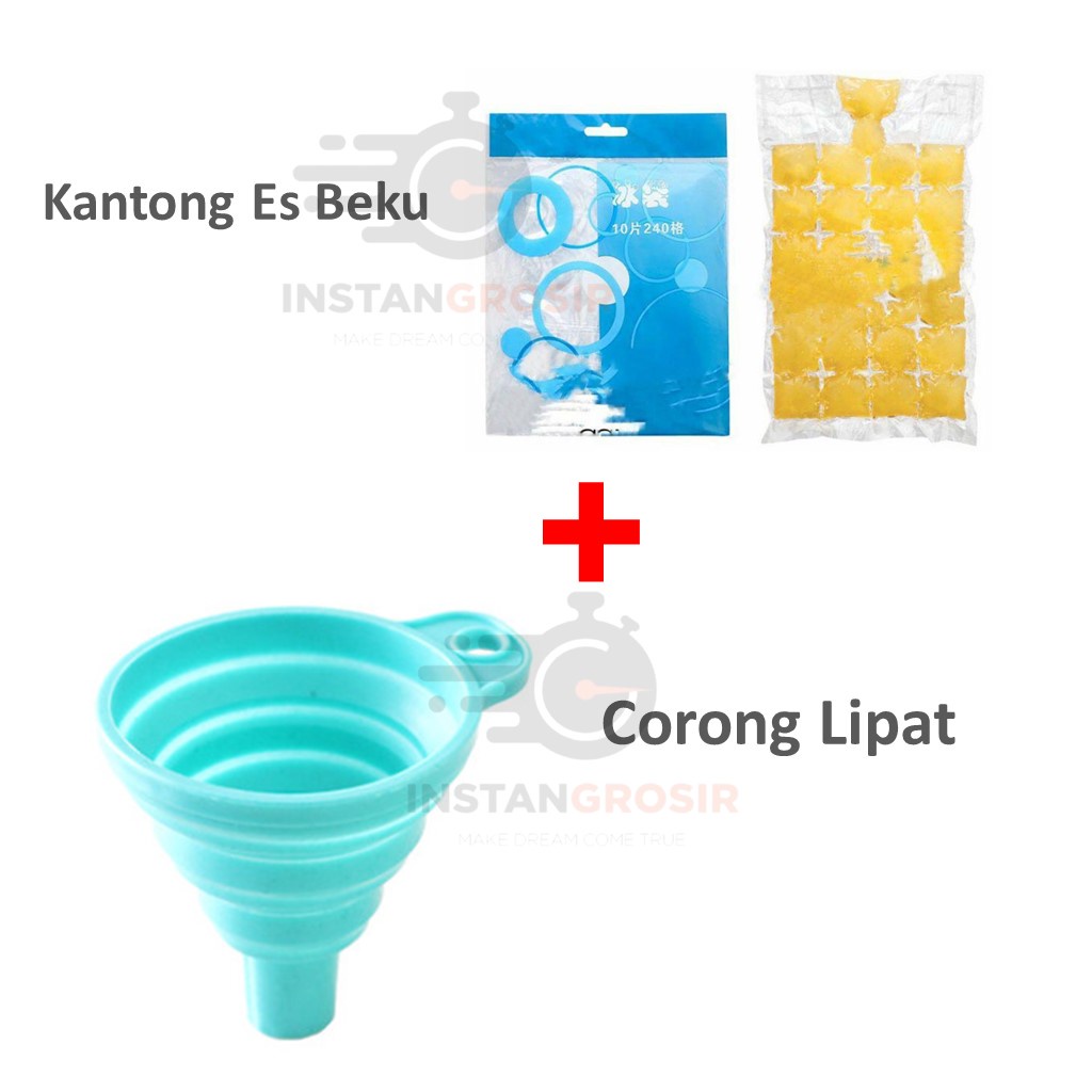 Jual Plastik Cetakan Es batu 1pack isi 10 lembar kantong pelastik cetak ...