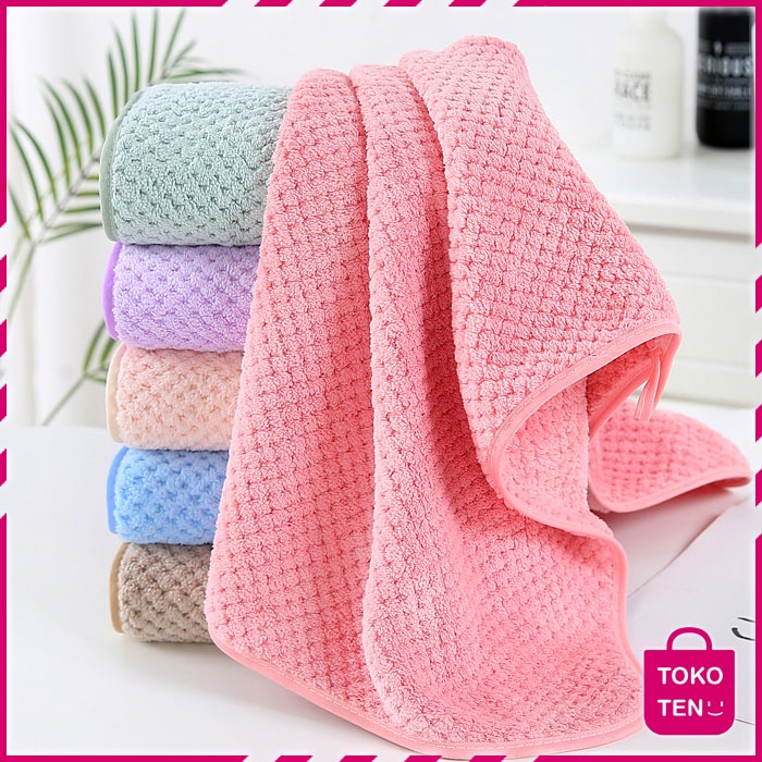 Jual Tokoten - Handuk Wajah Lembut Kecil - Lap Tangan Handuk - Handuk ...