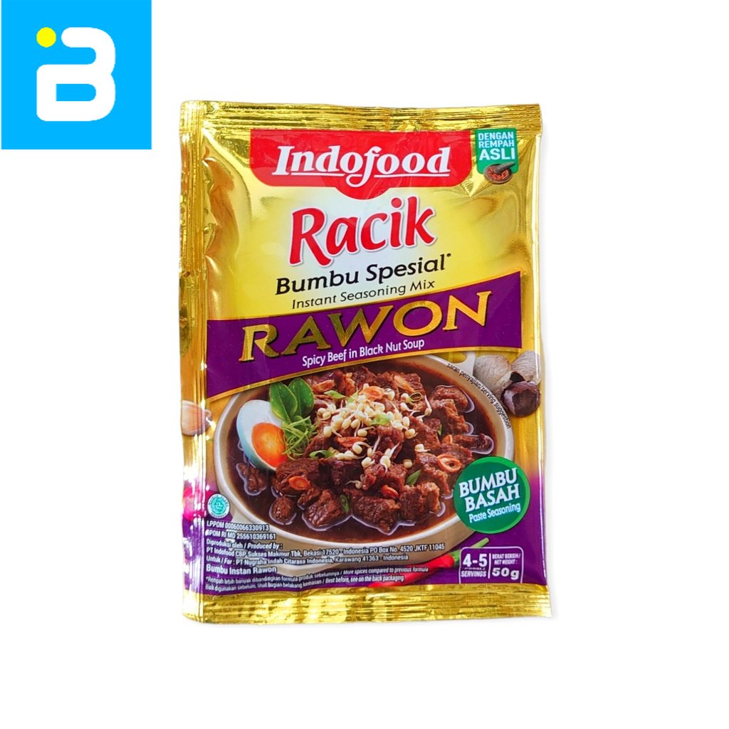 Jual Indofood Racik Bumbu Spesial Rawon 50 G | Shopee Indonesia