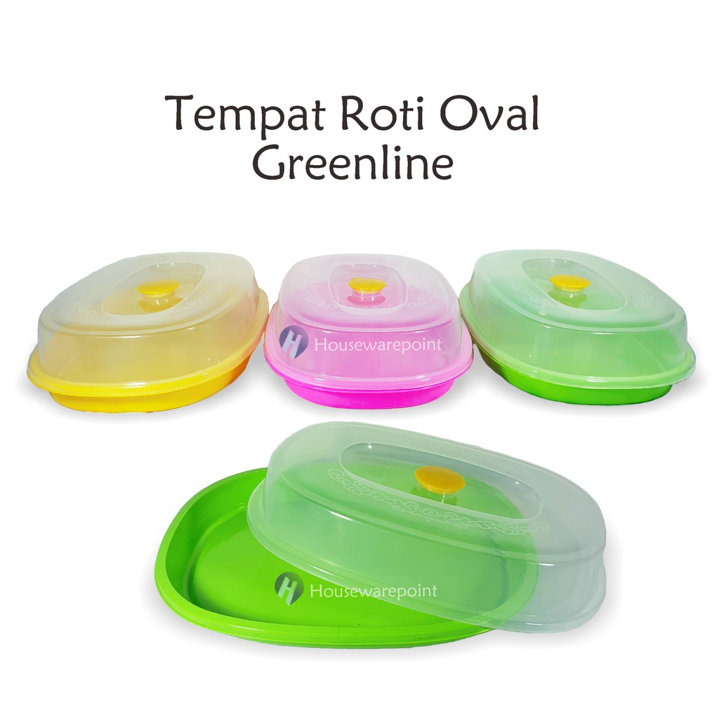 Jual 6 pcs Tempat roti / Tempat roti oval / Tempat roti plastik ...