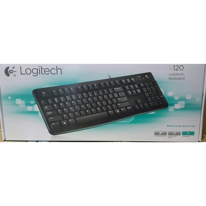 Jual LOGITECH CABLE KEYBOARD K120 USB / KEYBOARD K 120 ORIGINAL ...