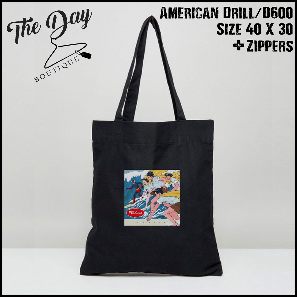 Jual ToteBag The Panturas Band Indie - Tas Kuliah The Panturas Putra ...