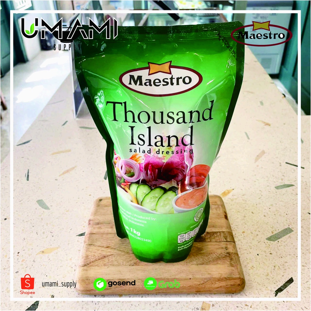 Jual Maestro - Thousand Island Salad Dressing - 1kg | Shopee Indonesia