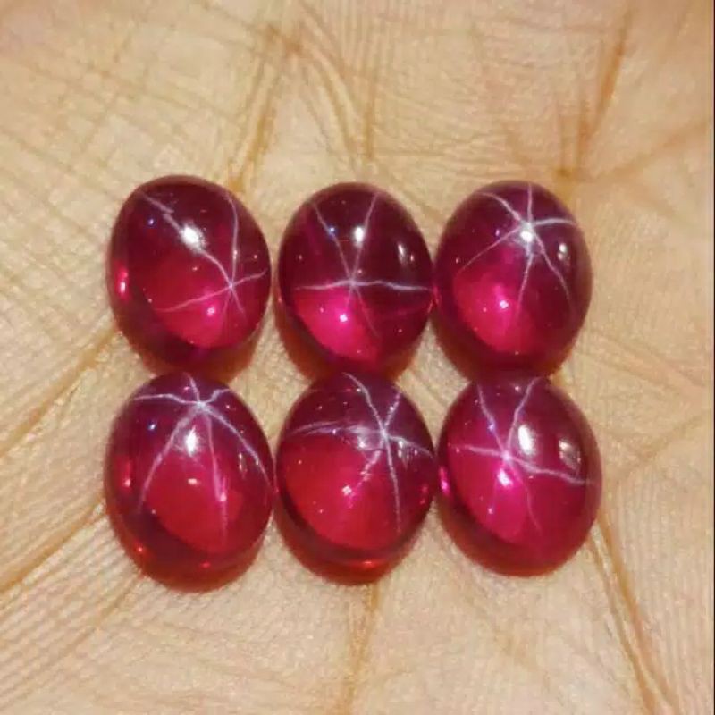 Jual Batu Permata Ruby American Star Blue/pink Minimalis | Shopee Indonesia