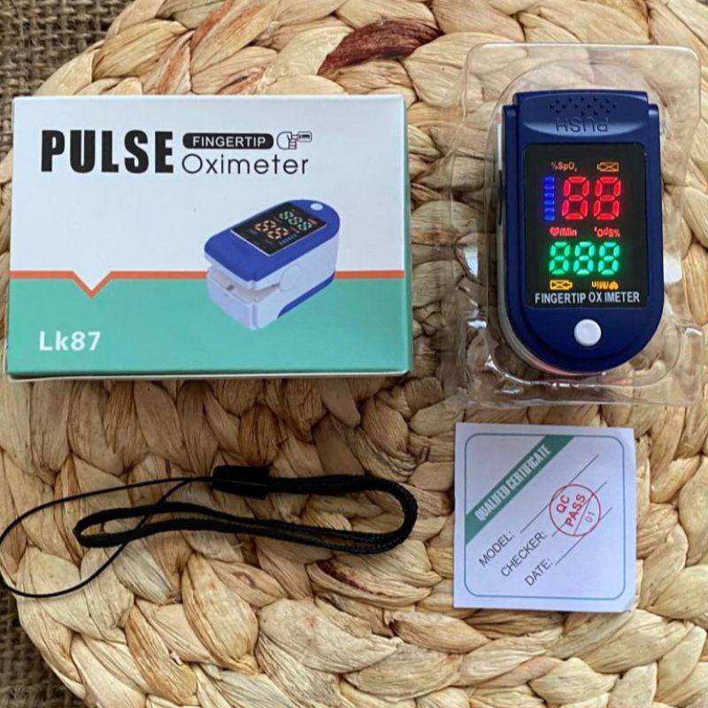 Jual OXIMETER PULSE LK87 LK88 Pengukur Kadar Oksigen Darah detak Jantung | Shopee Indonesia