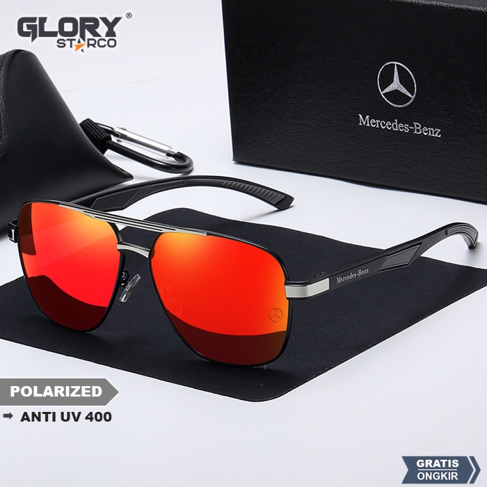 Jual Kacamata Hitam Sunglasses Gaya Kotak Polarized Anti UV Pria Wanita 9821 | Shopee Indonesia