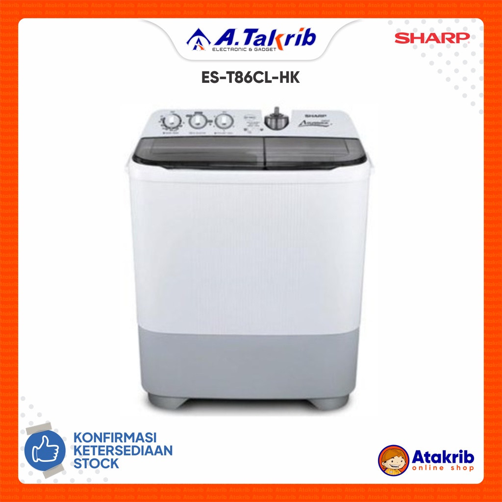 Jual SHARP SEMI AUTO 2 TB ES-T86CL-HK 8KG | Shopee Indonesia
