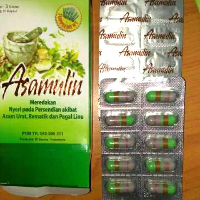 Jual Asamulin obat asam urat, pegal linu ORIGINAL | Shopee Indonesia
