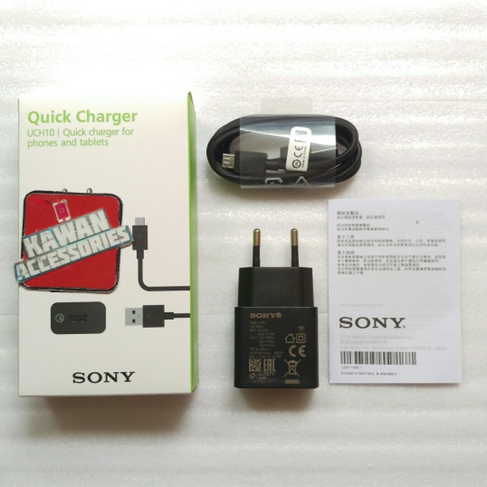 Jual Unik Charger Sony Original Fast Charging UCH 10 Qualcomm Quick ...