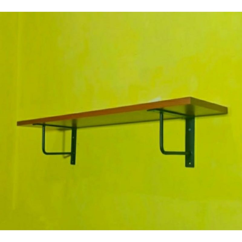 Jual rak siku rak besi penyangga papan ambalan rak tempel serbaguna ...