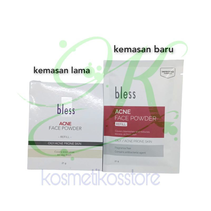 Jual Bless Acne Face Powder Refill | Shopee Indonesia