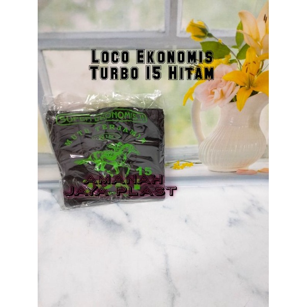 Jual (50 Lembar) Kantong Plastik Loco Ekonomis Turbo Ukuran 15 & 17 ...