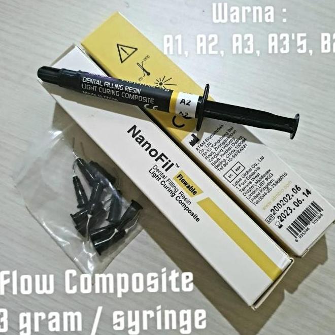 Jual Dental Composite Flow Flowable isi 3 gram Nanofill | Shopee Indonesia