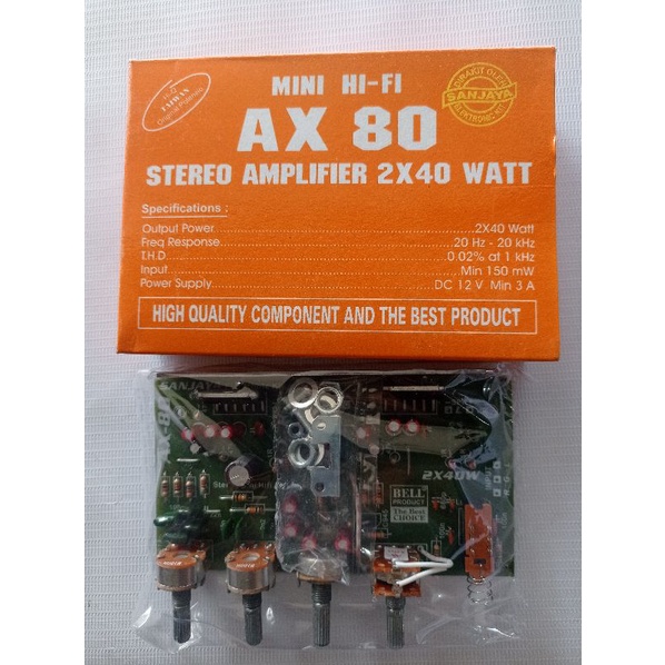 Jual kit power aktif amplifier 2x40 watt BELL | Shopee Indonesia