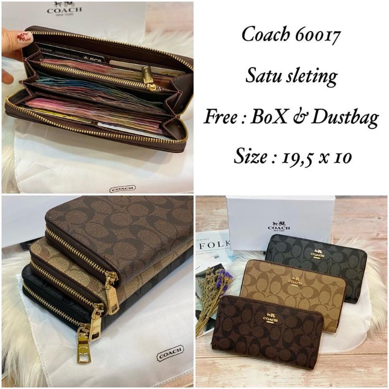 Jual 10.10 Dompet wanita Import / Dompet zipper/ resleting dompet coach ...