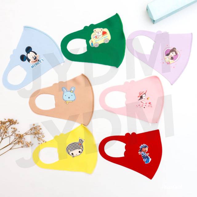 Jual Masker Anak Bahan Kain Non Medis Scuba 280 PREMIUM WATERPROOF ...