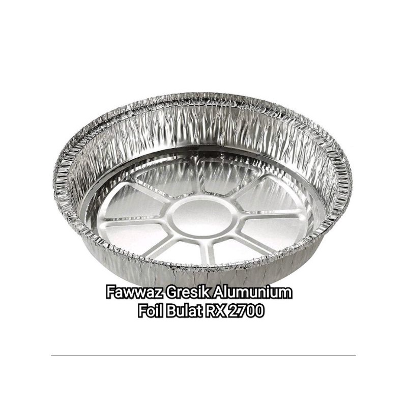 Jual (5 pcs) Aluminium Foil Bulat 18 cm BX 2700 / Alufoil Tray RX 725 ...