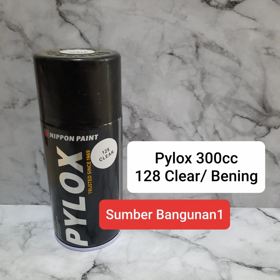 Jual Pylox Clear 128 bening 300cc cat semprot tembok nippon paint ...