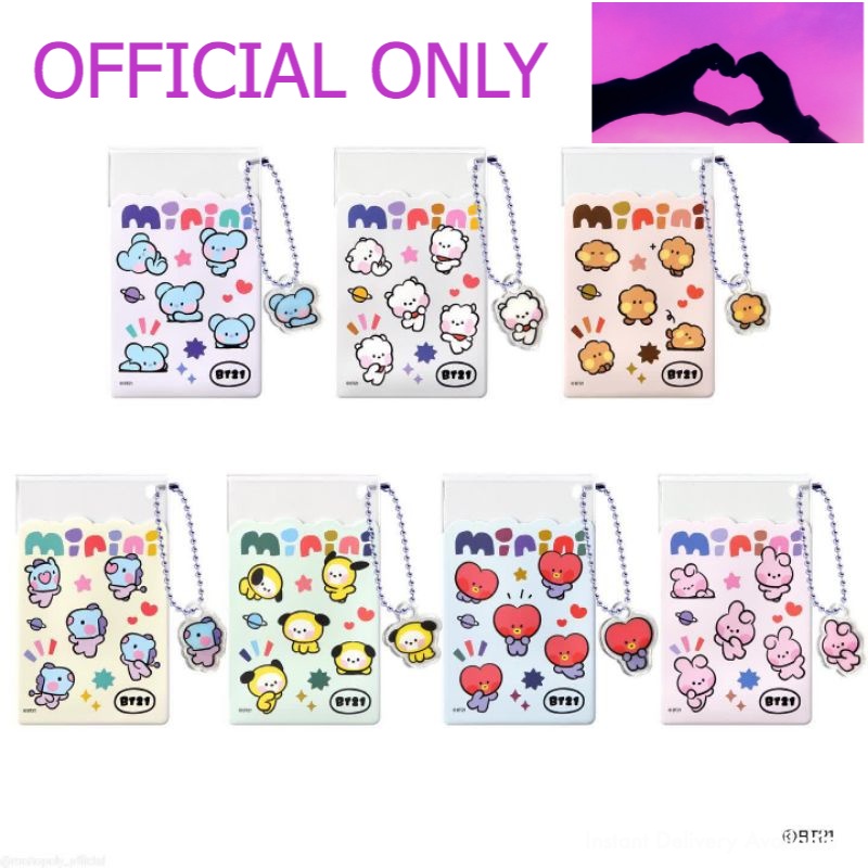 Jual OFFICIAL ONLY ️- BT21 minini Clear Card Pocket / Photocard Holder MONOPOLY MININI | Shopee ...