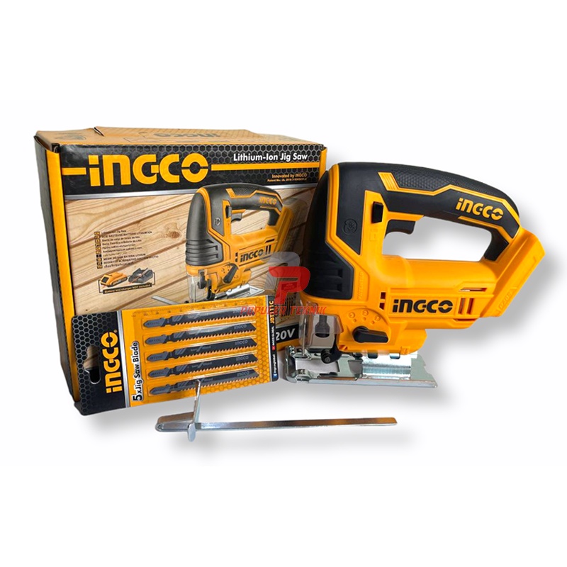 Jual INGCO MESIN JIGSAW CORDLESS 20V CJSLI8501 INCLUDE BATERAI CHARGER ...