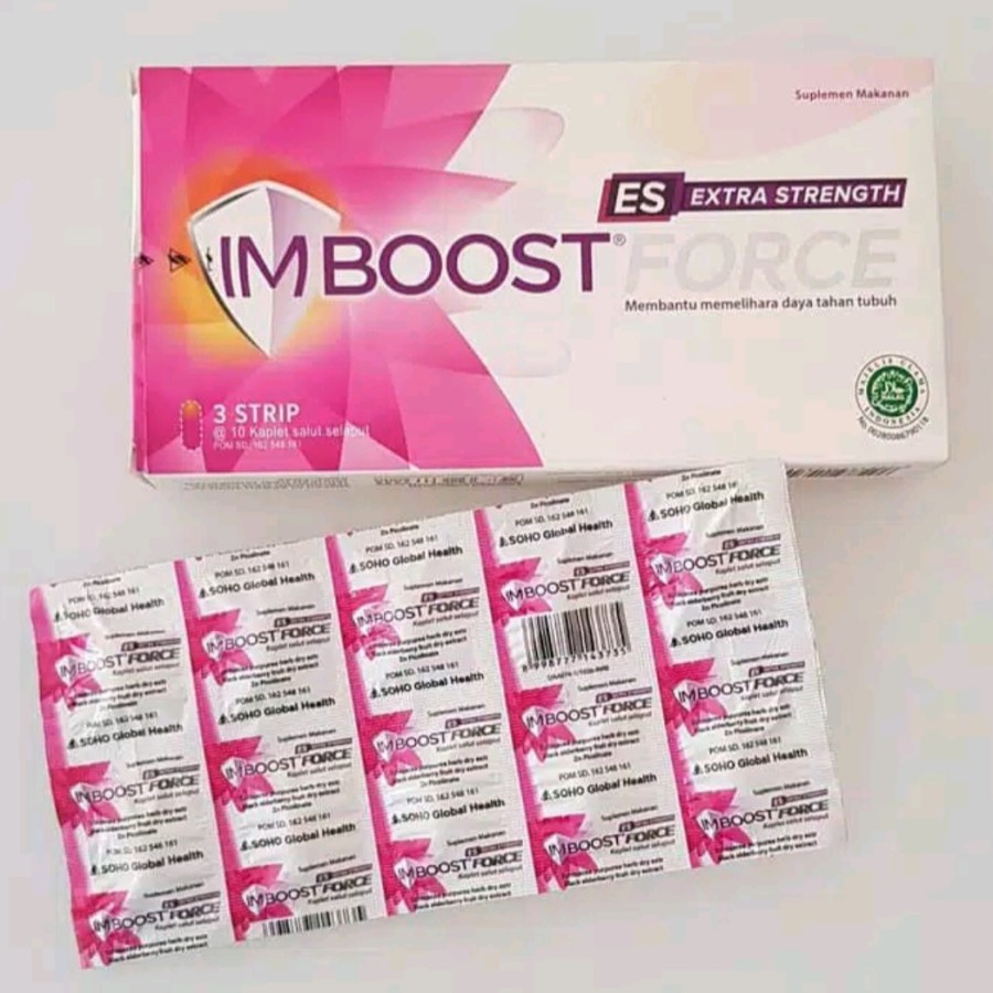 Jual Imboost Force Extra Strength per Strip Imboost Force Extra ...