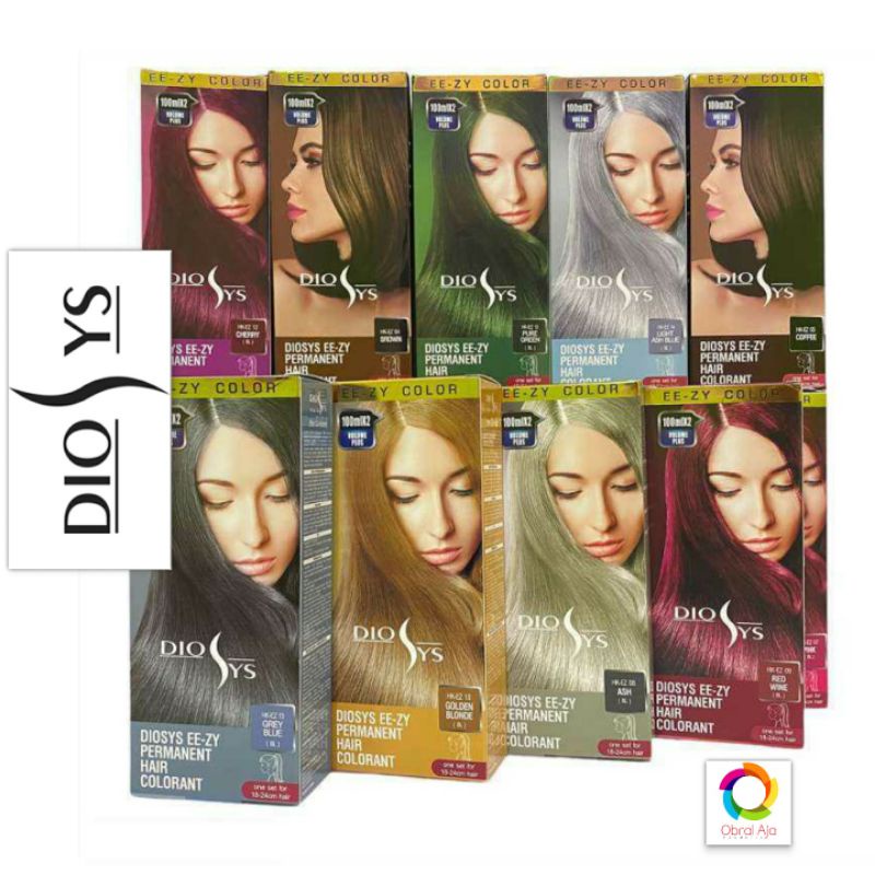 Jual DIOSYS PERMANENT HAIR COLORANT 100 mL | Hair Color | Pewarna Semir ...