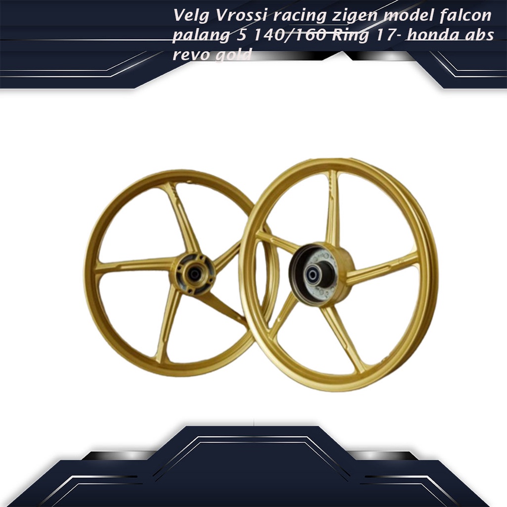 Jual Velg pelek racing V rossi zigen model falcon palang 5 140/160 Ring ...