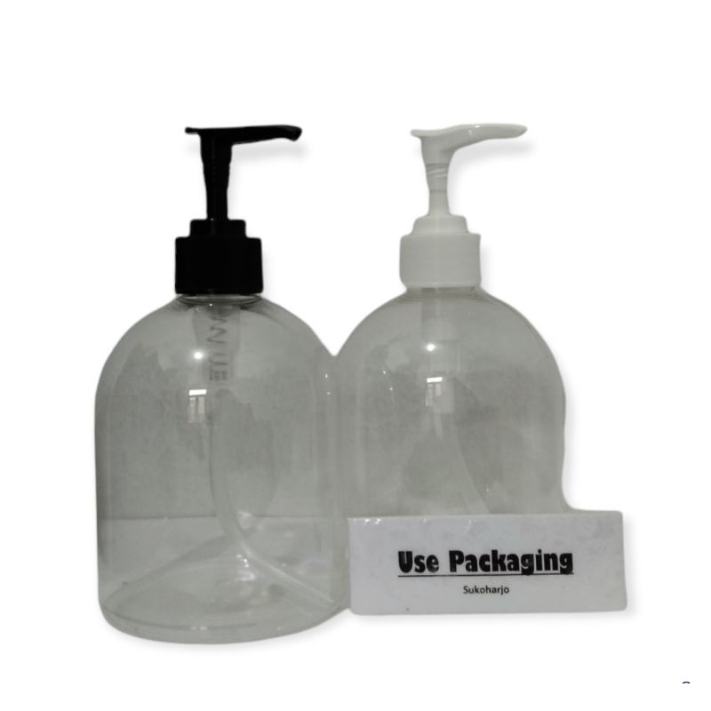 Jual Botol Pump 500ml/Botol Hand sanitizer/Botol Sabun Cair Pump/Botol ...