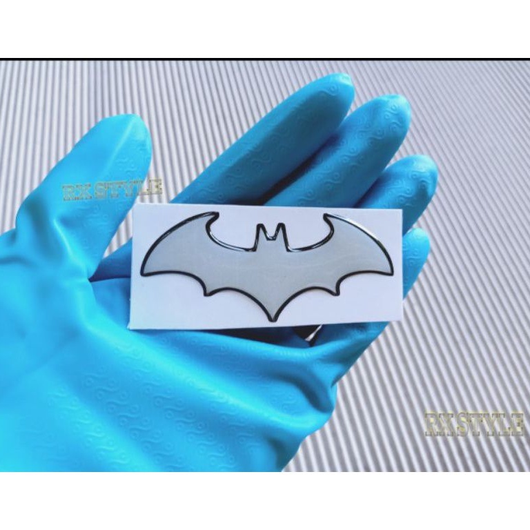 Jual Emblem stiker batman logo silver | Shopee Indonesia