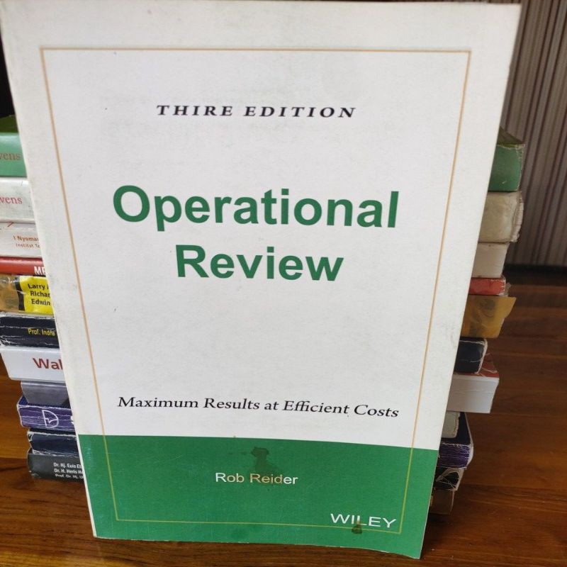 Jual operational review by rob reider | Shopee Indonesia