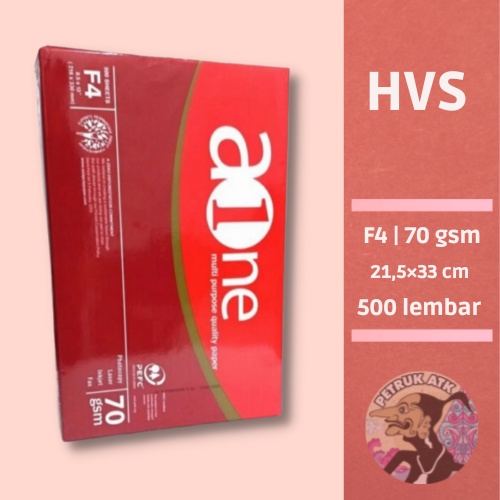 Jual [RIM] KERTAS HVS AONE FOLIO F4 70 GRAM KERTAS FOTOKOPI | Shopee ...