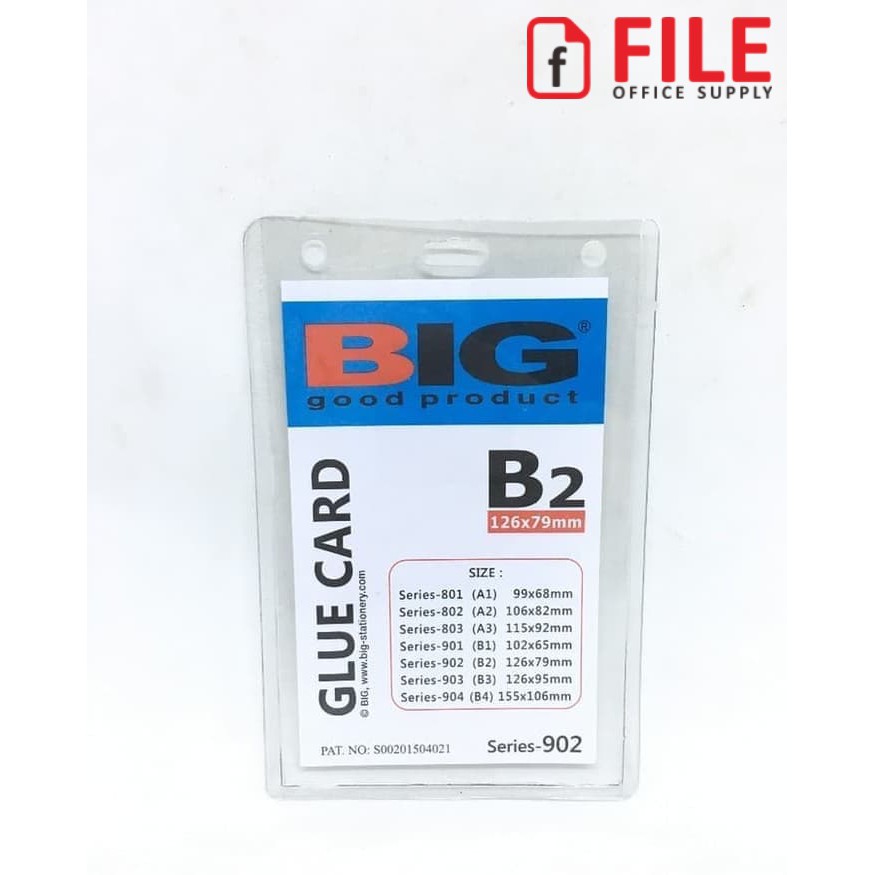 Jual ID Card Cover / Glue Card / Name Tag B2 BIG (1 pack 20 pcs) | Shopee Indonesia