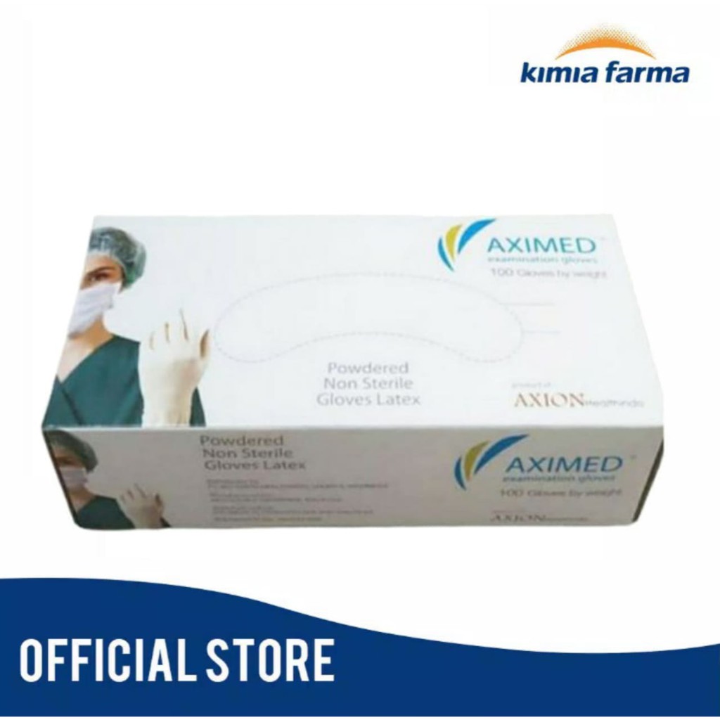 Jual Sarung tangan aximed gloves latex isi 100 pcs - L | Shopee Indonesia