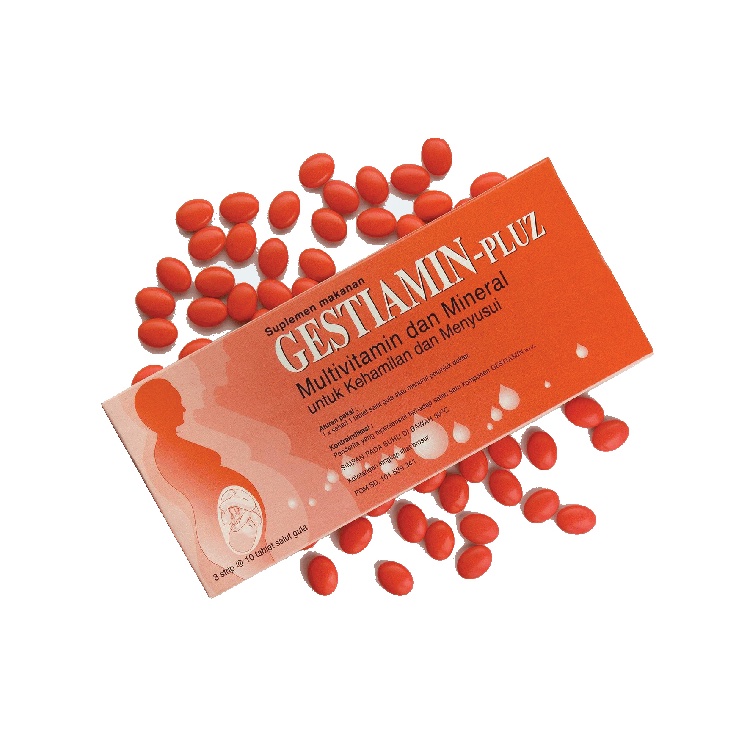 Jual Gestiamin Pluz Multivitamin & Mineral | Shopee Indonesia