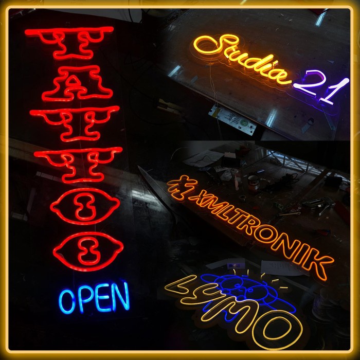 Jual Lampu Neon Flex Model Custom Ukuran 50x60 cm | Shopee Indonesia