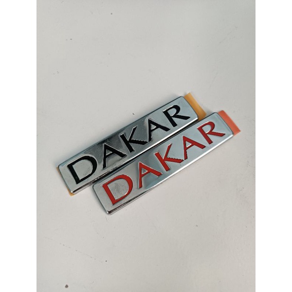 Jual emblem tulisan Dakar original | Shopee Indonesia