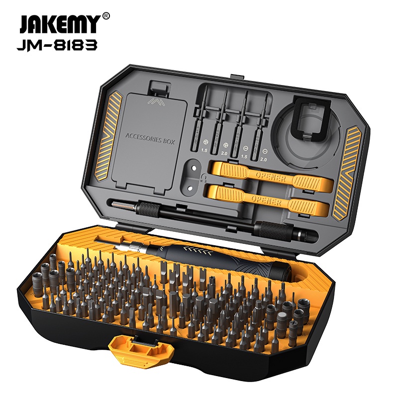 Jual Jakemy JM-8183 145in1 Tools Kit Obeng Set | Shopee Indonesia