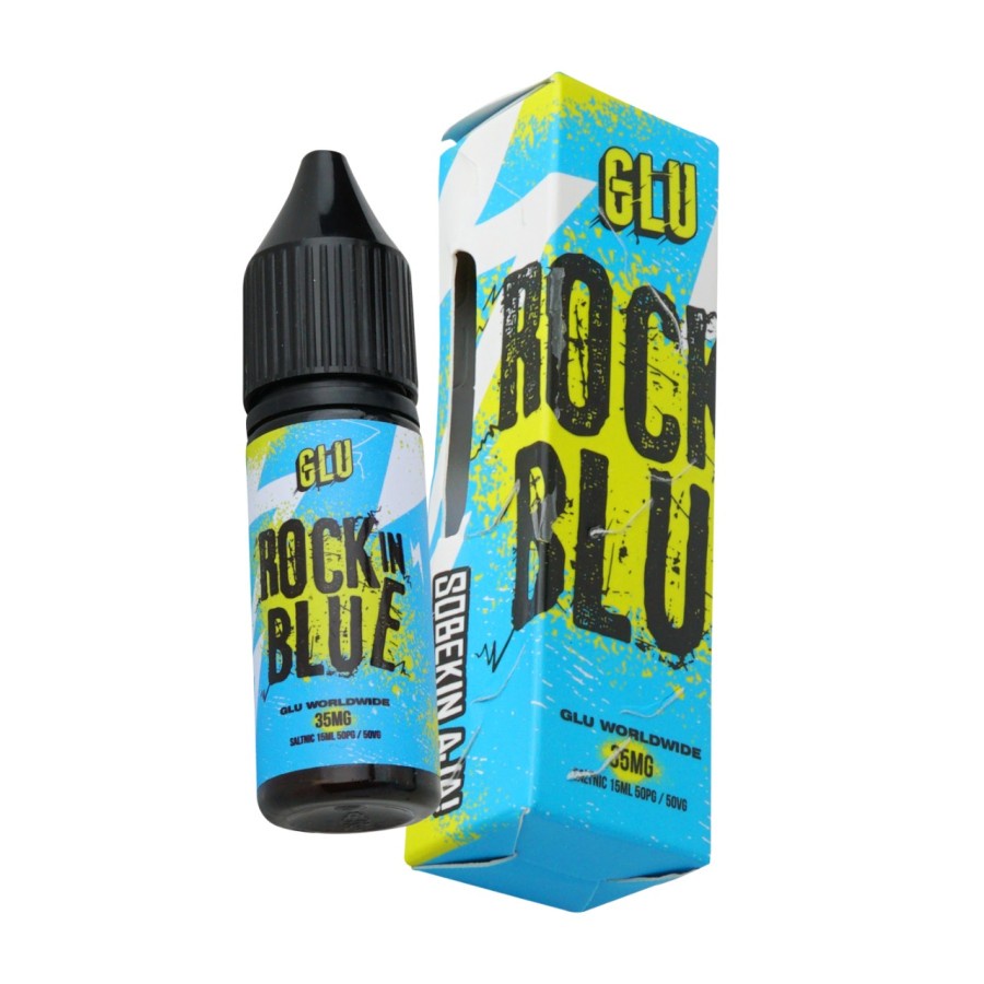 Jual Glu Saltnic Salt Nic Series Rock in Blue / Jazzy Red 15 ML 35 MG ...
