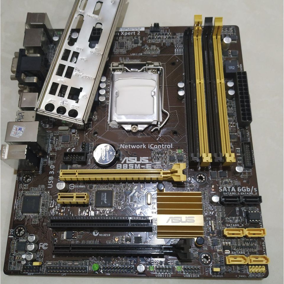 Jual Mainboard Asus B85M-E LGA 1150 (4 slot RAM) | Shopee Indonesia