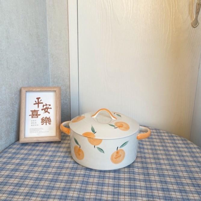 Jual Produk Baru Korean Ceramic Bowl Lid Soup Bowl / Panci Keramik ...