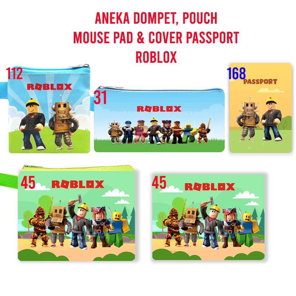 Jual ROBLOX Dompet Pouch Tas Tempat Pensil Cover Passport Holder Mouse ...