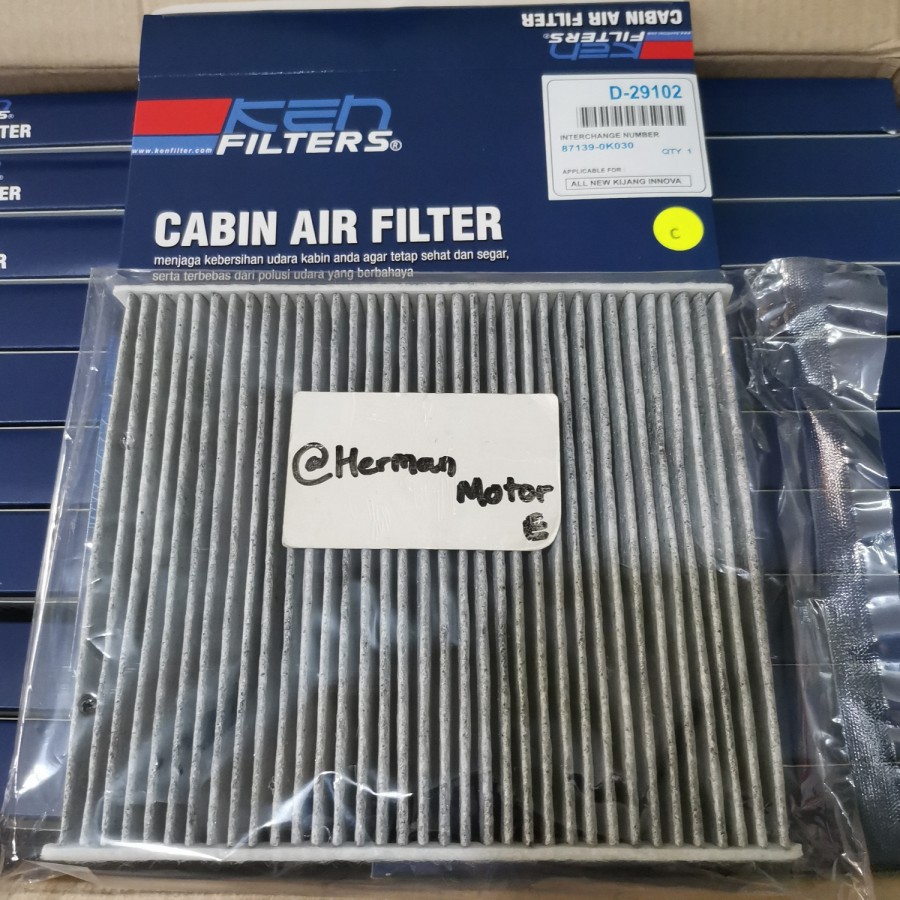 Jual Filter saringan Ac Carbon KEN Innova Reborn ZENIX / Fortuner VRZ ...
