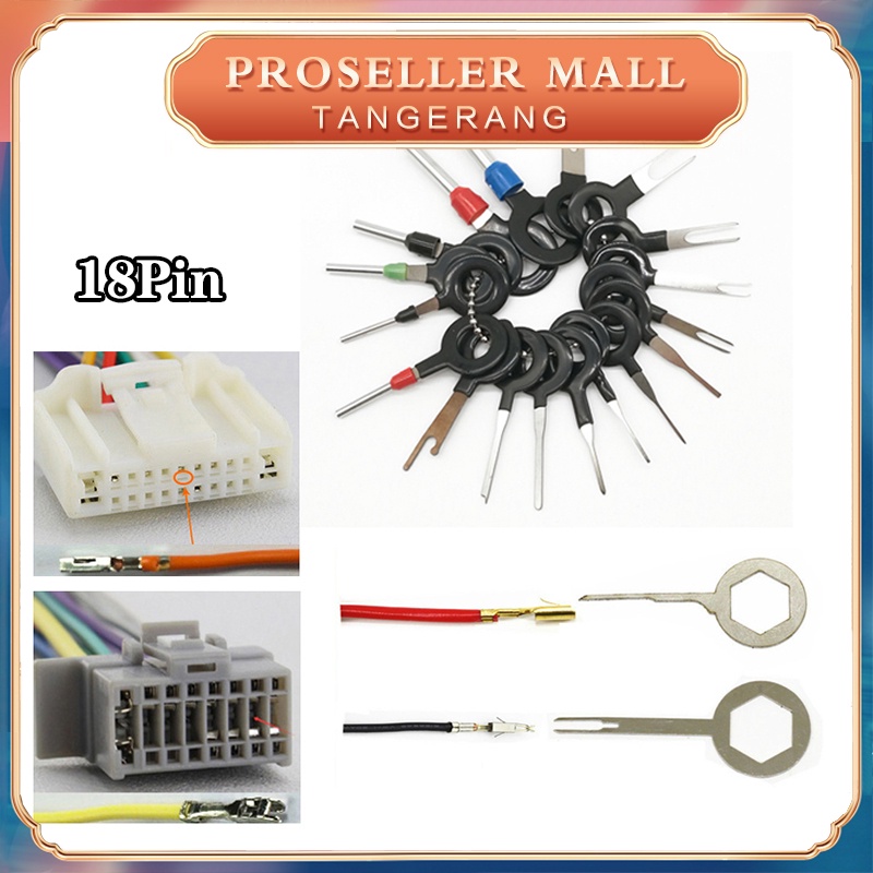 Jual 【18PCS】Tools Pin Extractor Kit / Alat Pelepas Pin Soket | Shopee ...