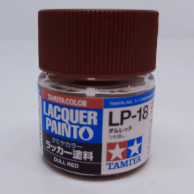 Jual 82118 TAMIYA LP-18 DULL RED LACQUER PAINT 10ml | Shopee Indonesia