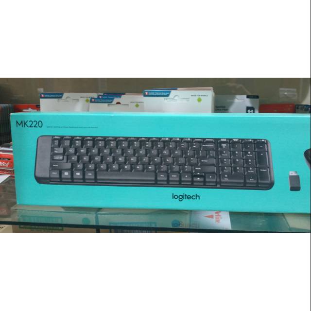 Jual Logitech MK220 Wireless keyboard original | Shopee Indonesia